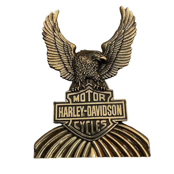 Harley-Davidson | Accessories | Harley Davidson Vintage Gold Metal ...